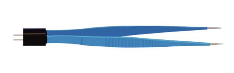Standard Cushing Bipolar Forceps 200mm - Electro Range MFG Co.