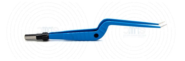 Standard Bayonet Bipolar Forceps Angled Up Tip - Electro Range MFG Co.